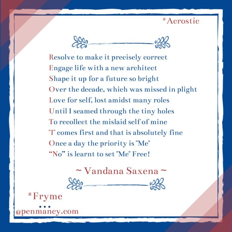 Prose & Poetry - Winning Entries by - Vandana's Pen